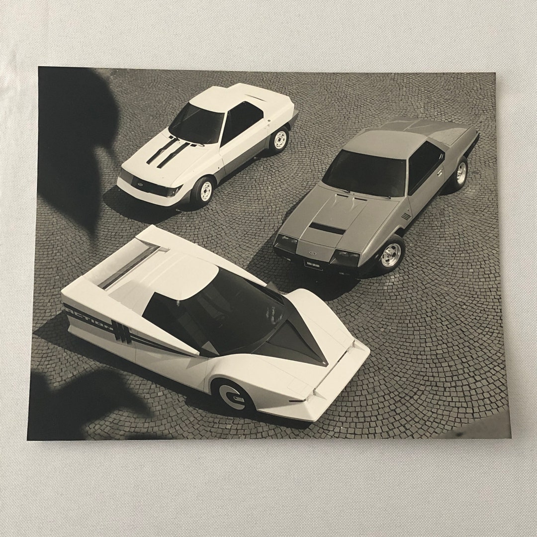 Vintage Ghia Design Ford Concept Car Photo Photograph Lucano - Etsy