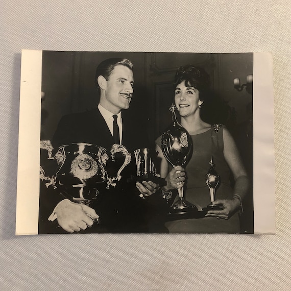 Vintage 1963 Graham Hill Racing Driver Press Photo Photograph - Etsy