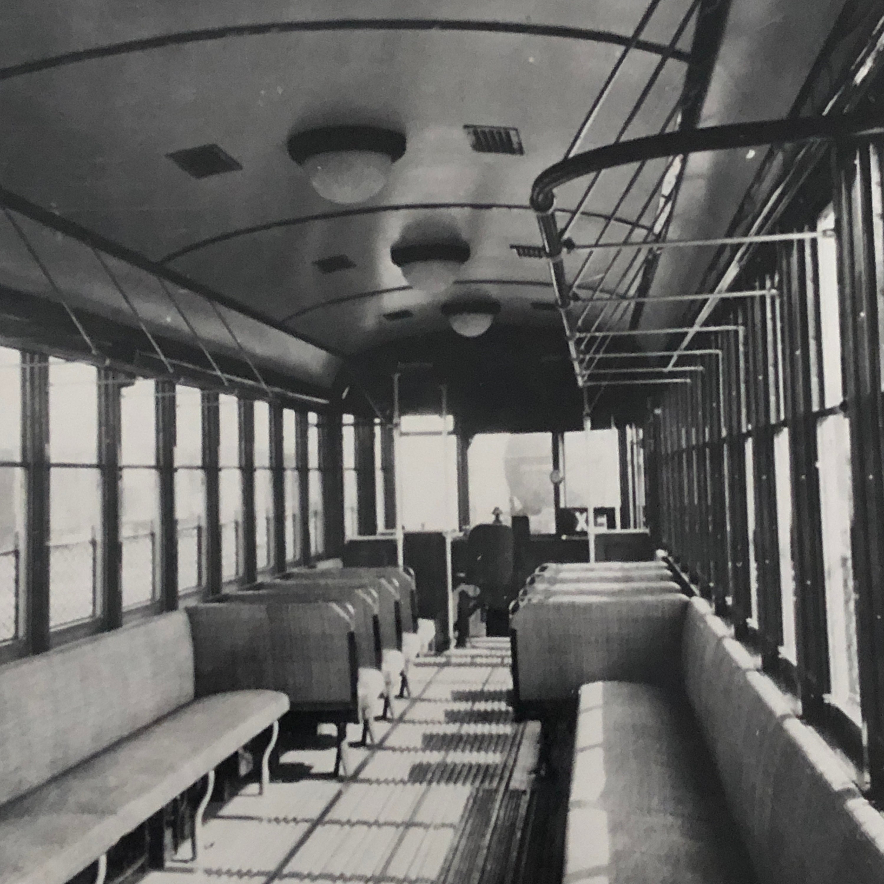 Vintage Trolley or Bus Interior Photo Photograph Print - Etsy