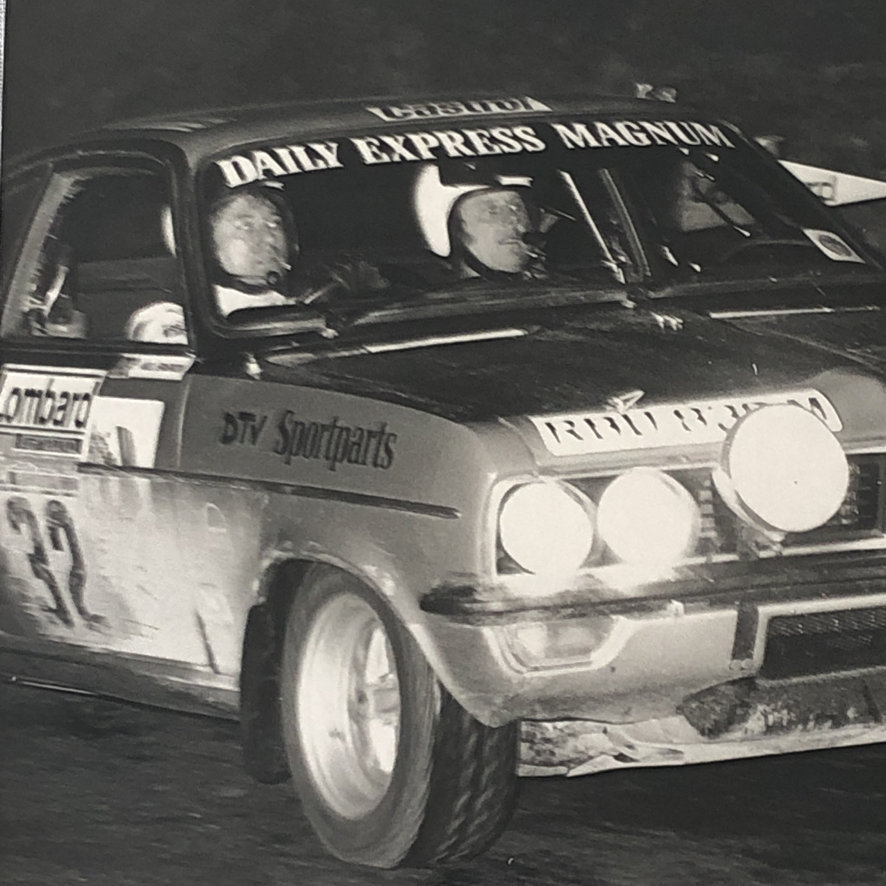 Vintage Rally Racing Photo Photograph 1974 Rallye RAC Vauxhall - Etsy