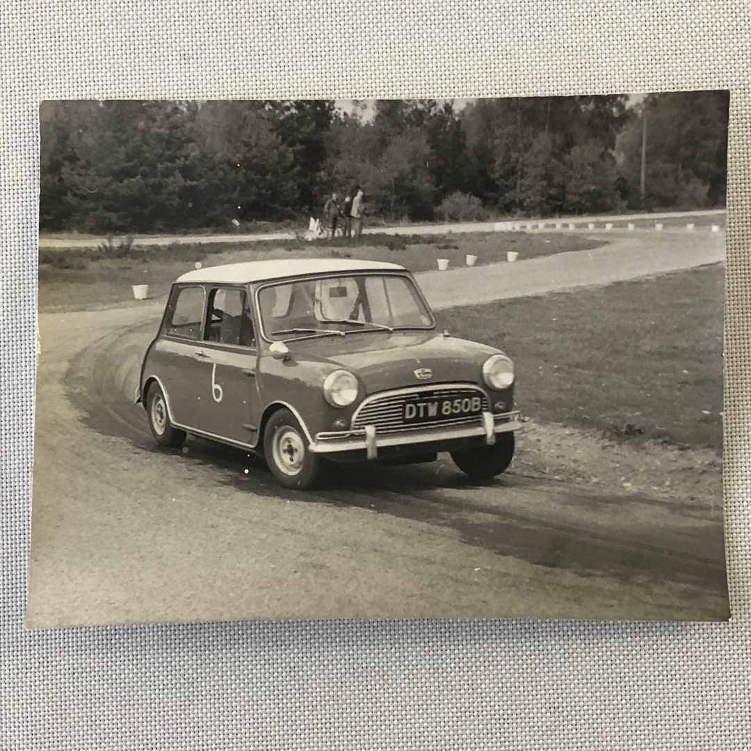 Vintage MINI Racing Car Photo Photograph Print - Etsy