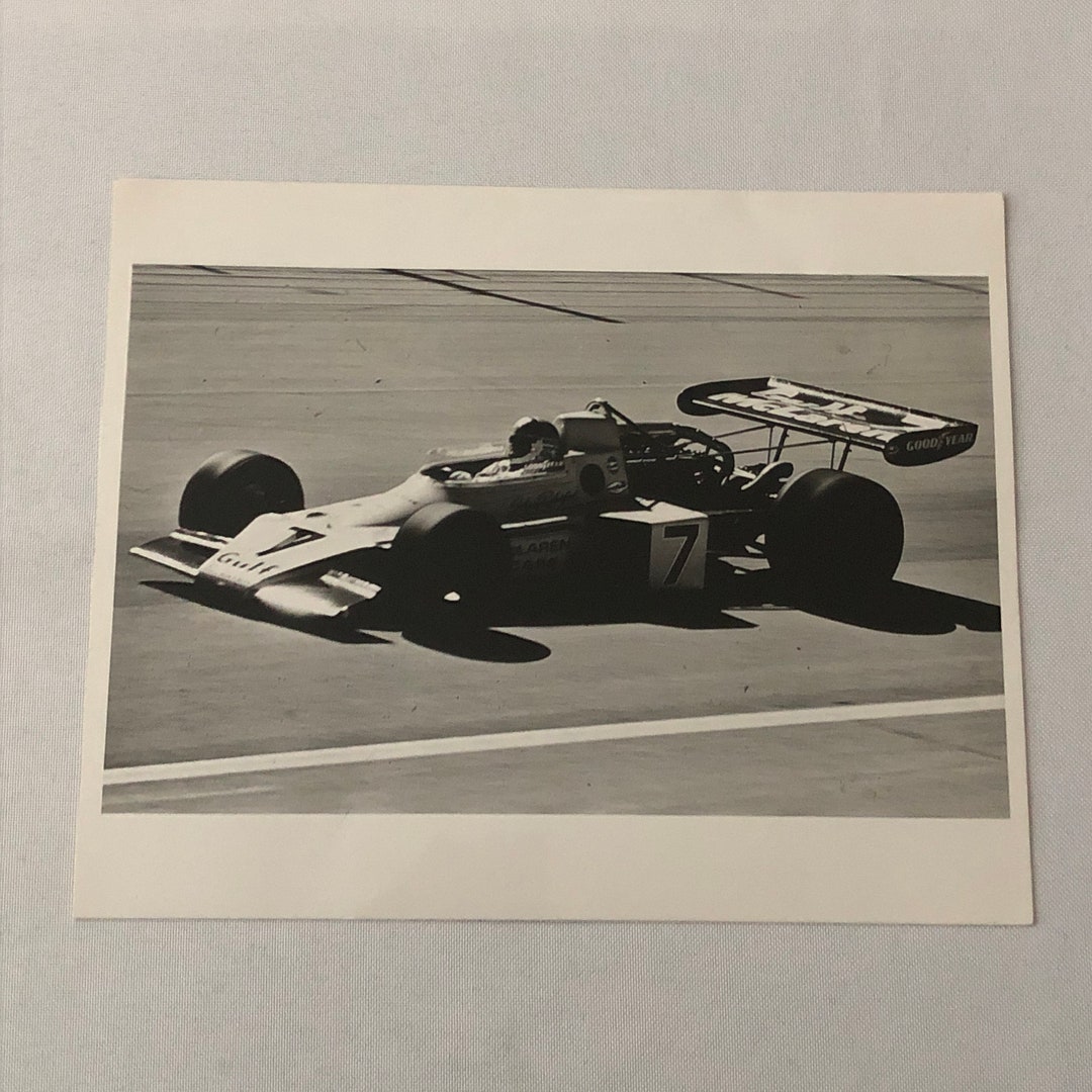 Vintage Indy Indianapolis Racing Photo Photograph Johnny Rutherford ...