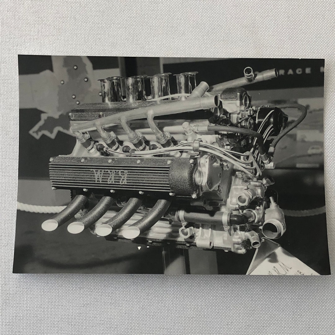 Vintage Racing Photo Photograph BRM Racing V8 Car Engine 1962 - Etsy