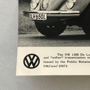 Vintage Volkswagen VW Beetle Factory Press Photo Photograph Print - Etsy