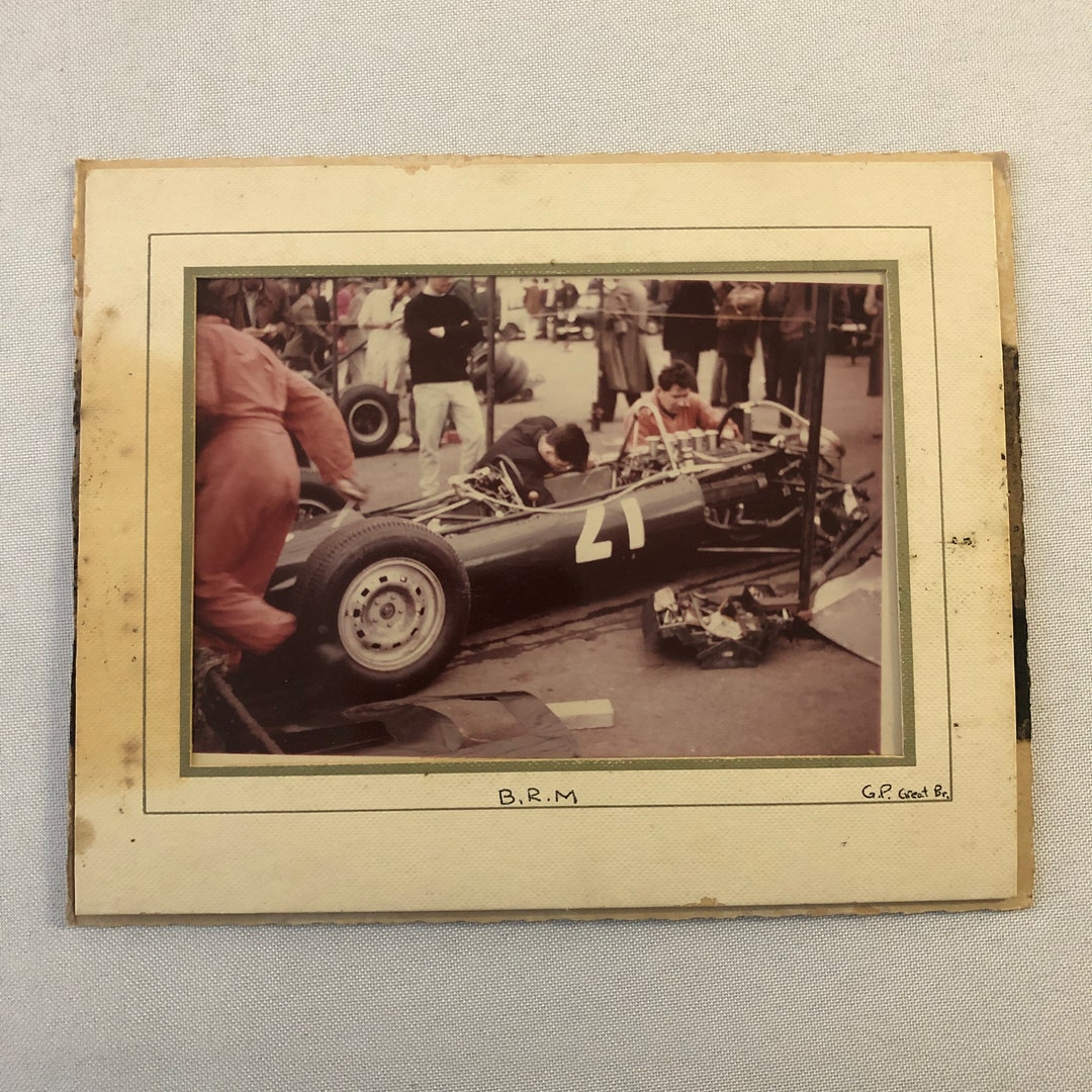 BRM Racing Car Vintage Photo Photograph Print British Grand Prix Race ...