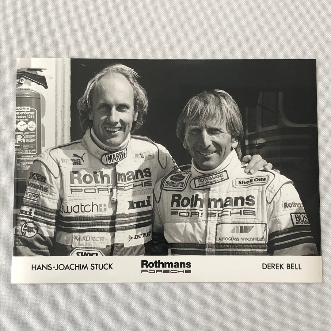Rothmans Porsche Racing Driver Photo Photograph Derek Bell - Etsy