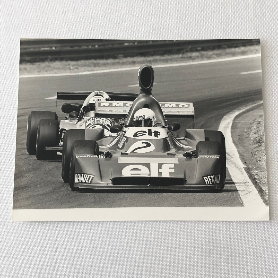 Vintage 1976 Formula 2 F2 Rouen Grand Prix Racing Photo Photograph Rene ...