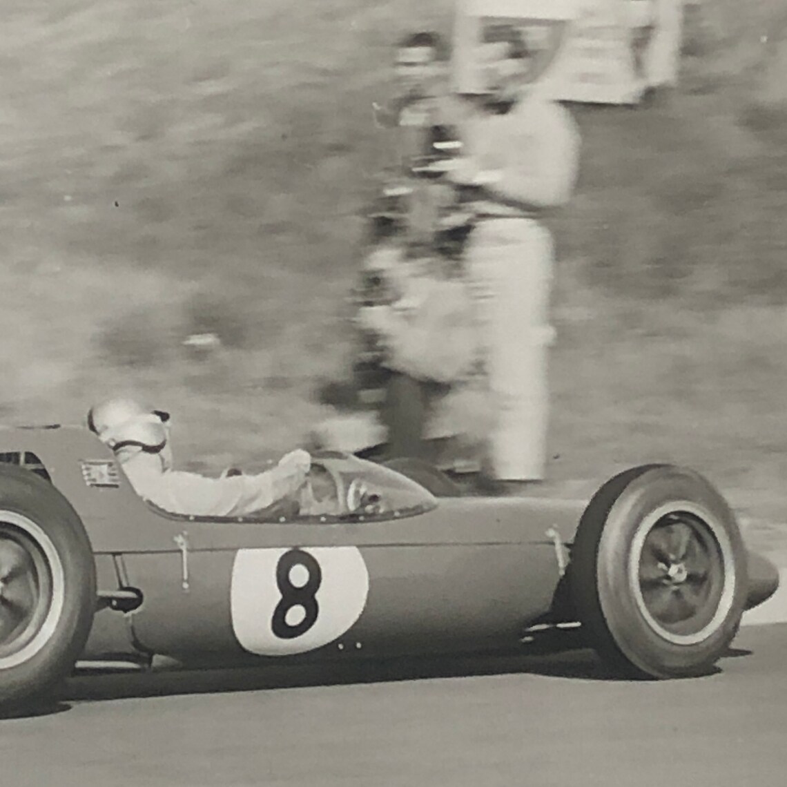 Vintage Racing Photo Photograph Jack Brabham Driver in Lotus | Etsy