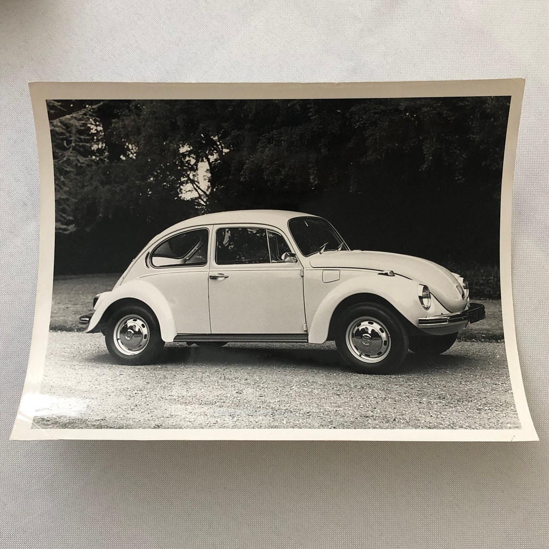 Vintage Volkswagen VW Beetle Factory Press Photo Photograph Print 1970 ...