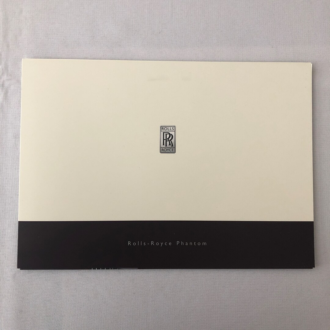 Rolls Royce Phantom Sales Brochure Catalog Advertising 2002 - Etsy