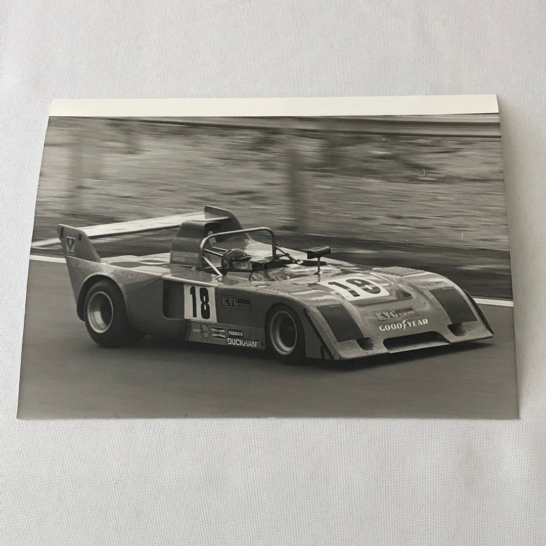 Vintage Racing Photo Photograph 1975 1000 KM De Dijon Chevron B31 Hart ...
