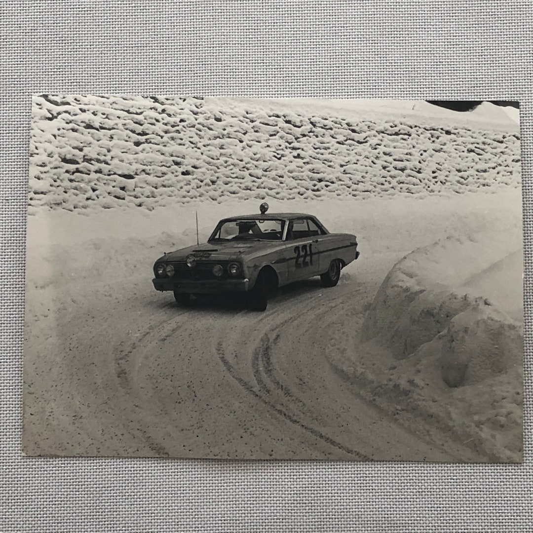 Vintage Ford Falcon Rally Car Photo Photograph - Etsy