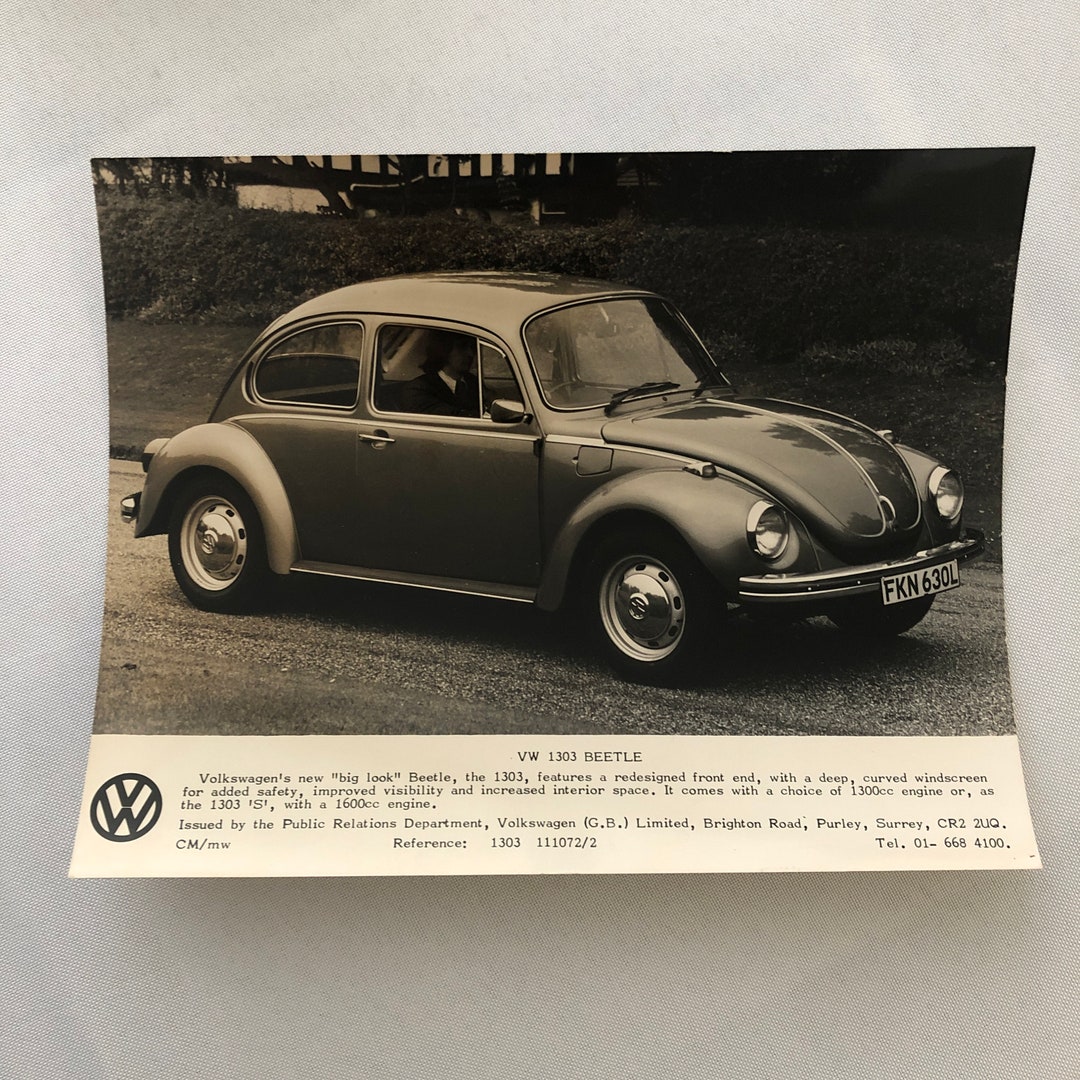Vintage Volkswagen VW Beetle Factory Press Photo Photograph Print - Etsy