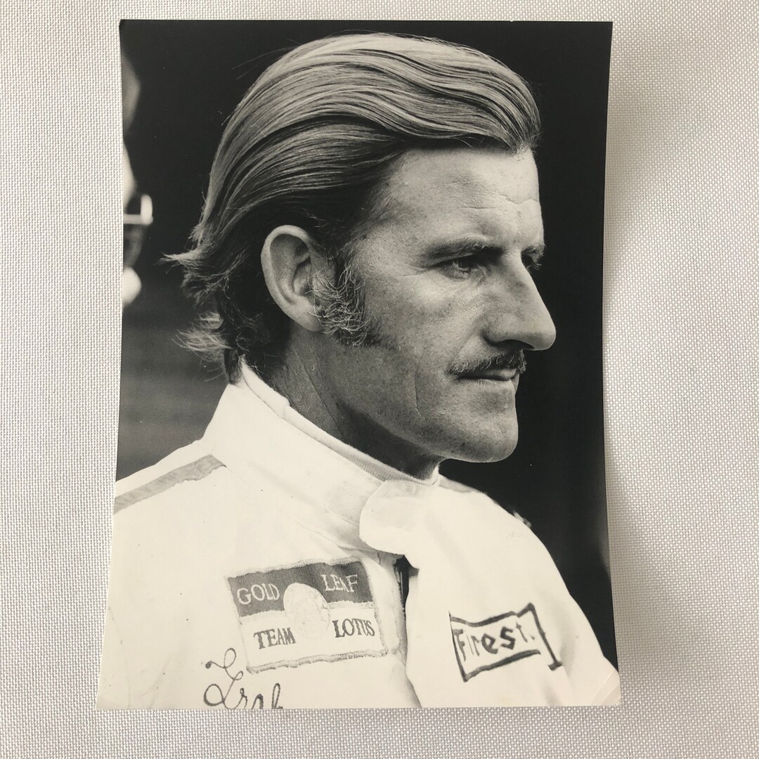 Vintage Graham Hill Racing Driver Portrait Photo Photograph 1969 Monza ...