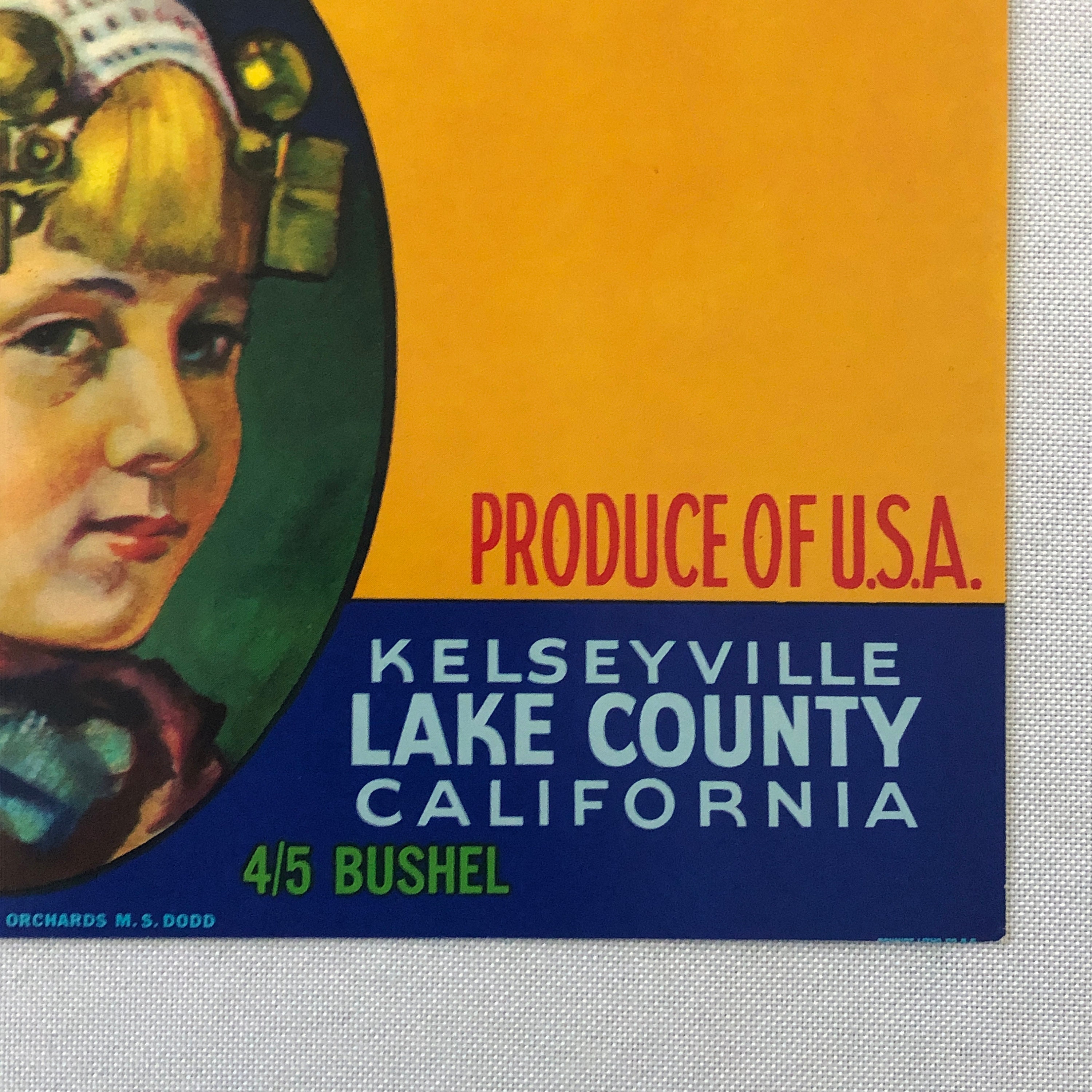 Maryka Bartlett Pears Brand Fruit Crate Label New Old Stock - Etsy