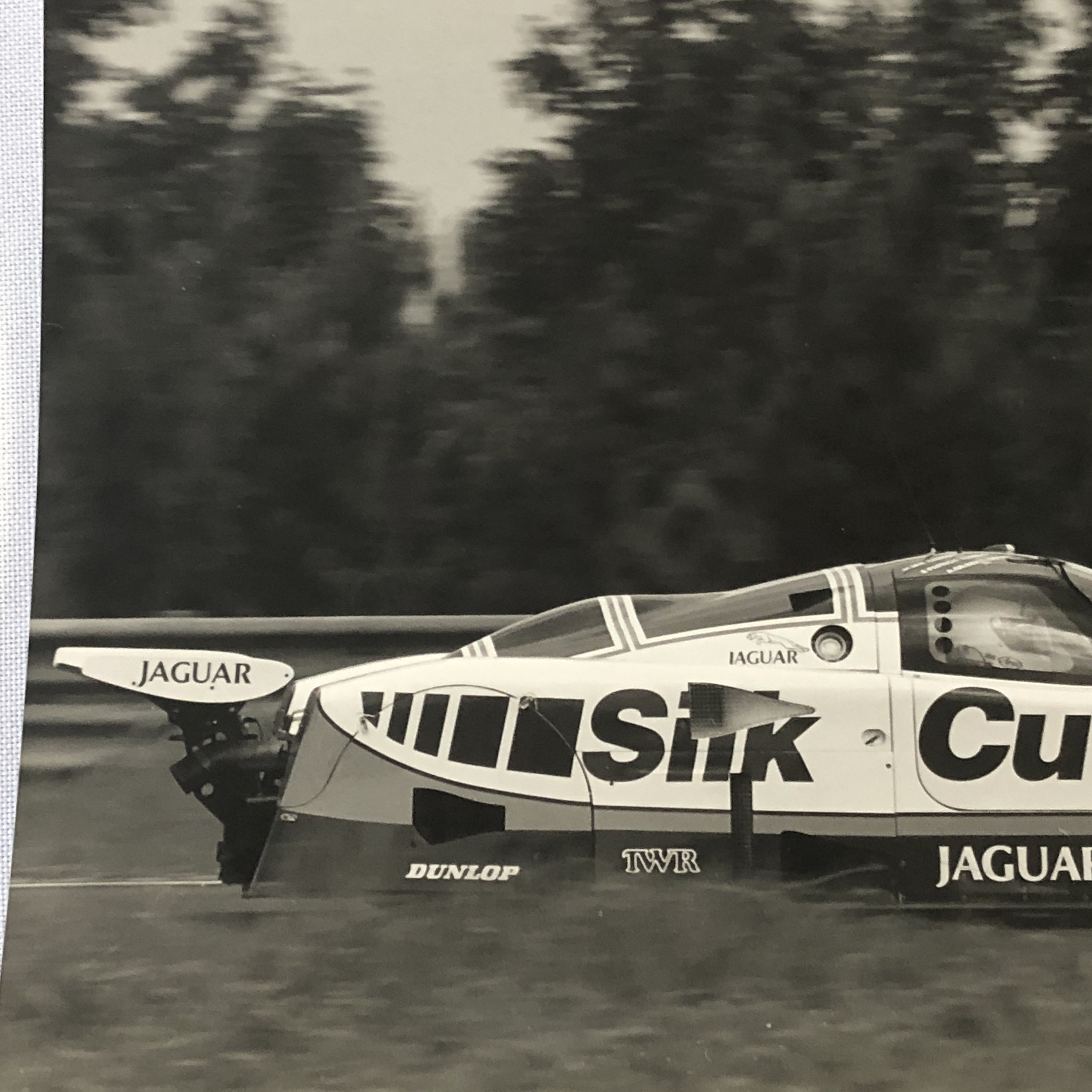 Vintage Jaguar Silk Cut Racing Car Photo Photograph - Etsy