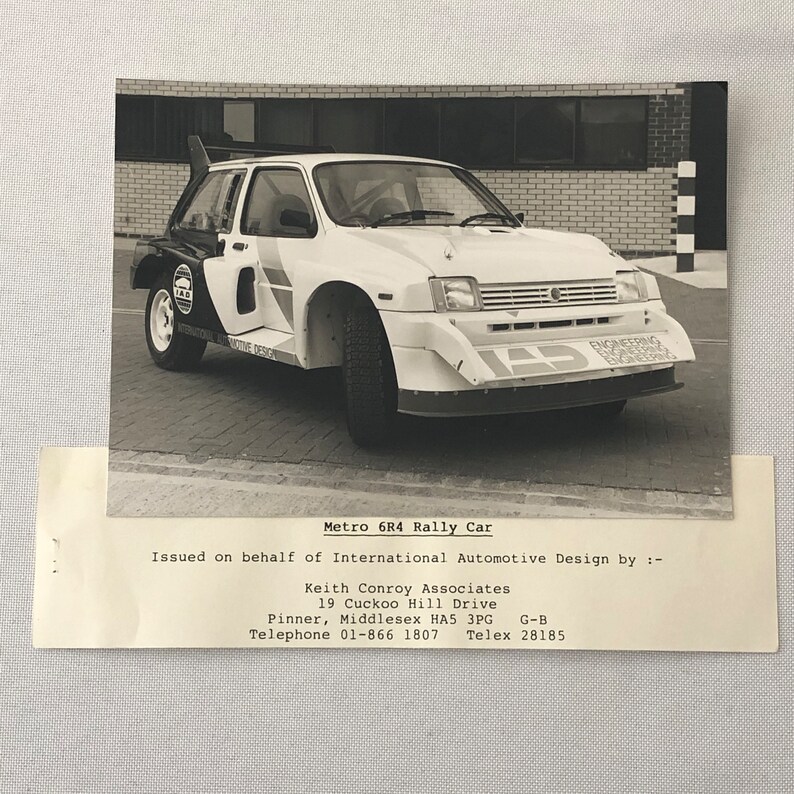 MG Metro 6R4 Rally Car IAD International Automotive Design - Etsy