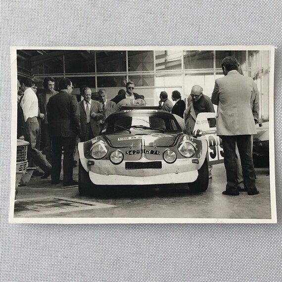 Vintage Renault Alpine Racing Car Photo Photograph Print Dr - Etsy