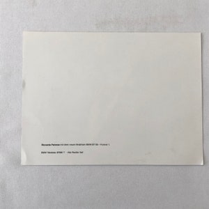 Vintage Brabham Racing Olivetti BMW BT 56 Race Car Press Photo ...