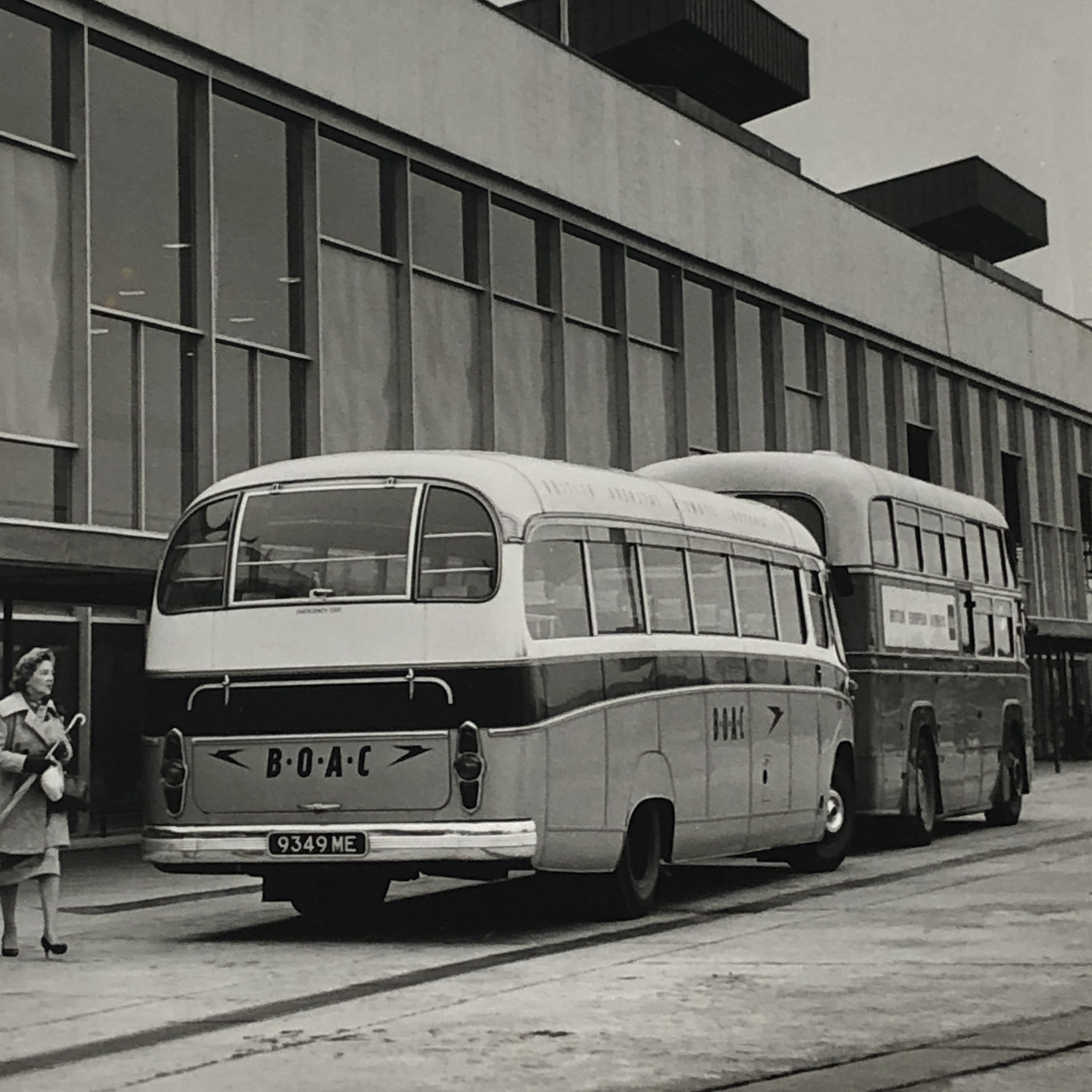 Vintage BOAC Airline Bus Airport Photo Photograph - Etsy