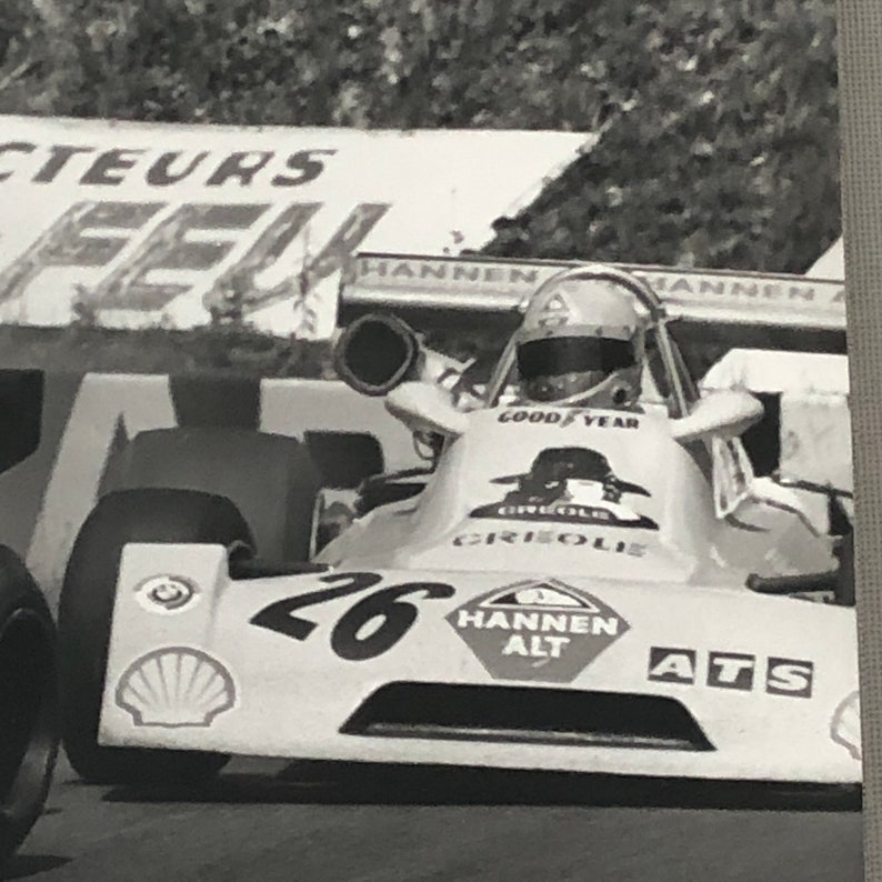Vintage 1975 Formula 2 F2 Racing Photo Photograph Rouen Grand Prix Cars ...