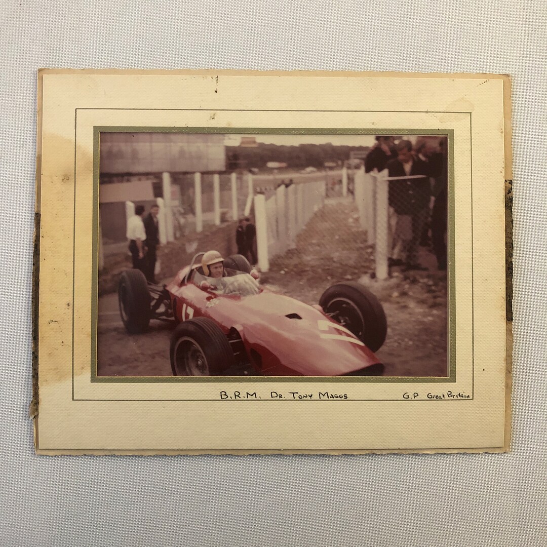 Tony Maggs BRM Racing Car Vintage Photo Photograph Print - Etsy