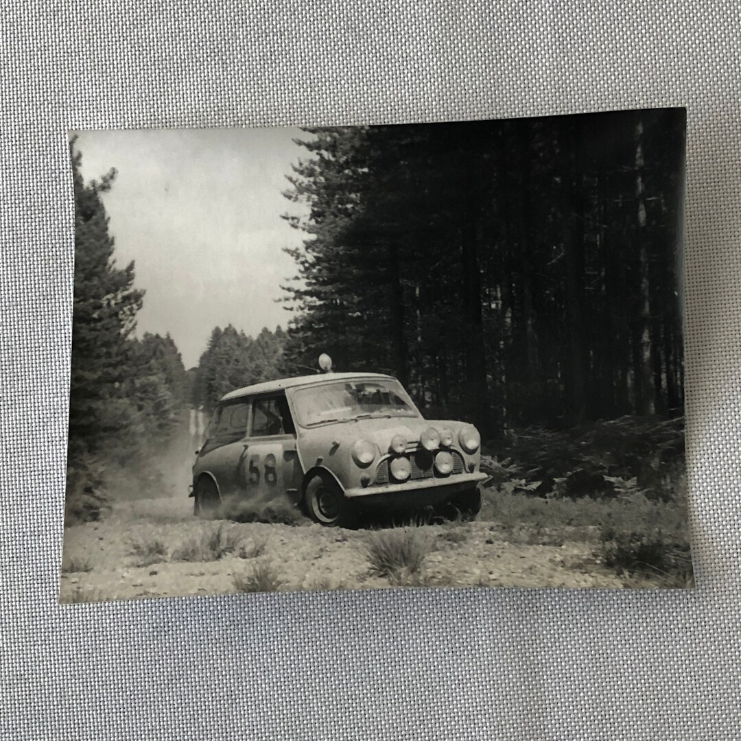 Vintage MINI Racing Car Photo Photograph Print Rally Rallye - Etsy