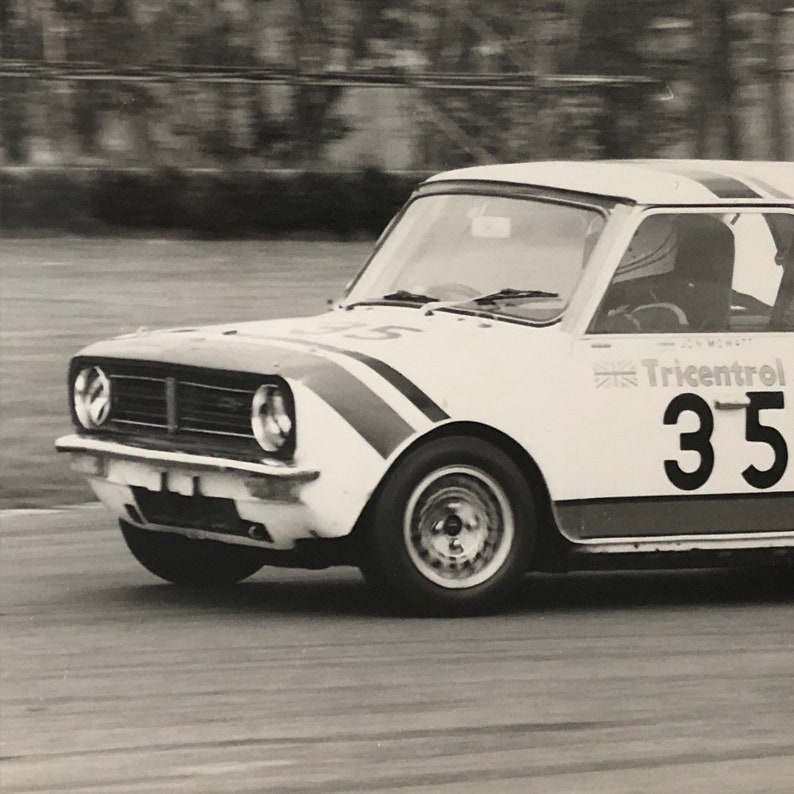 Vintage Austin Mini Racing Car Photo Photograph Print - Etsy