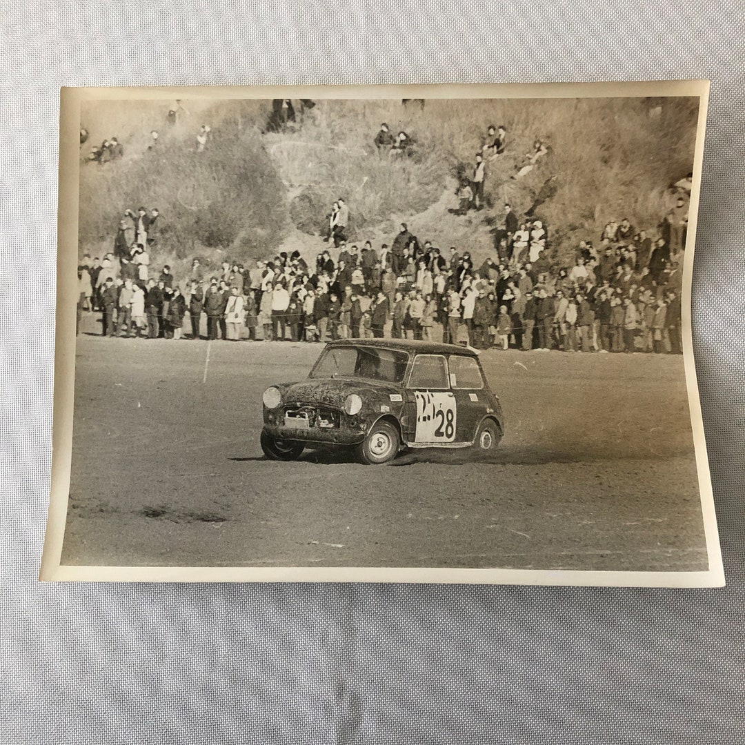 Vintage Austin Mini Cooper Rallye Rally Racing Car Photo Photograph ...