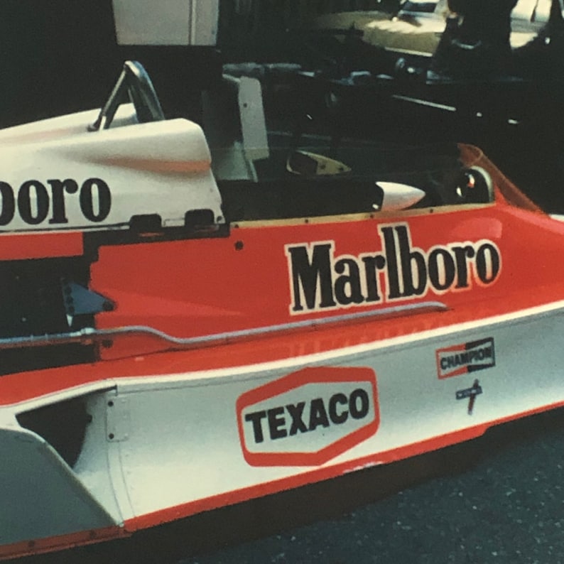 Vintage Marlboro Livery F1 Racing Car Photo Photograph 1978 - Etsy