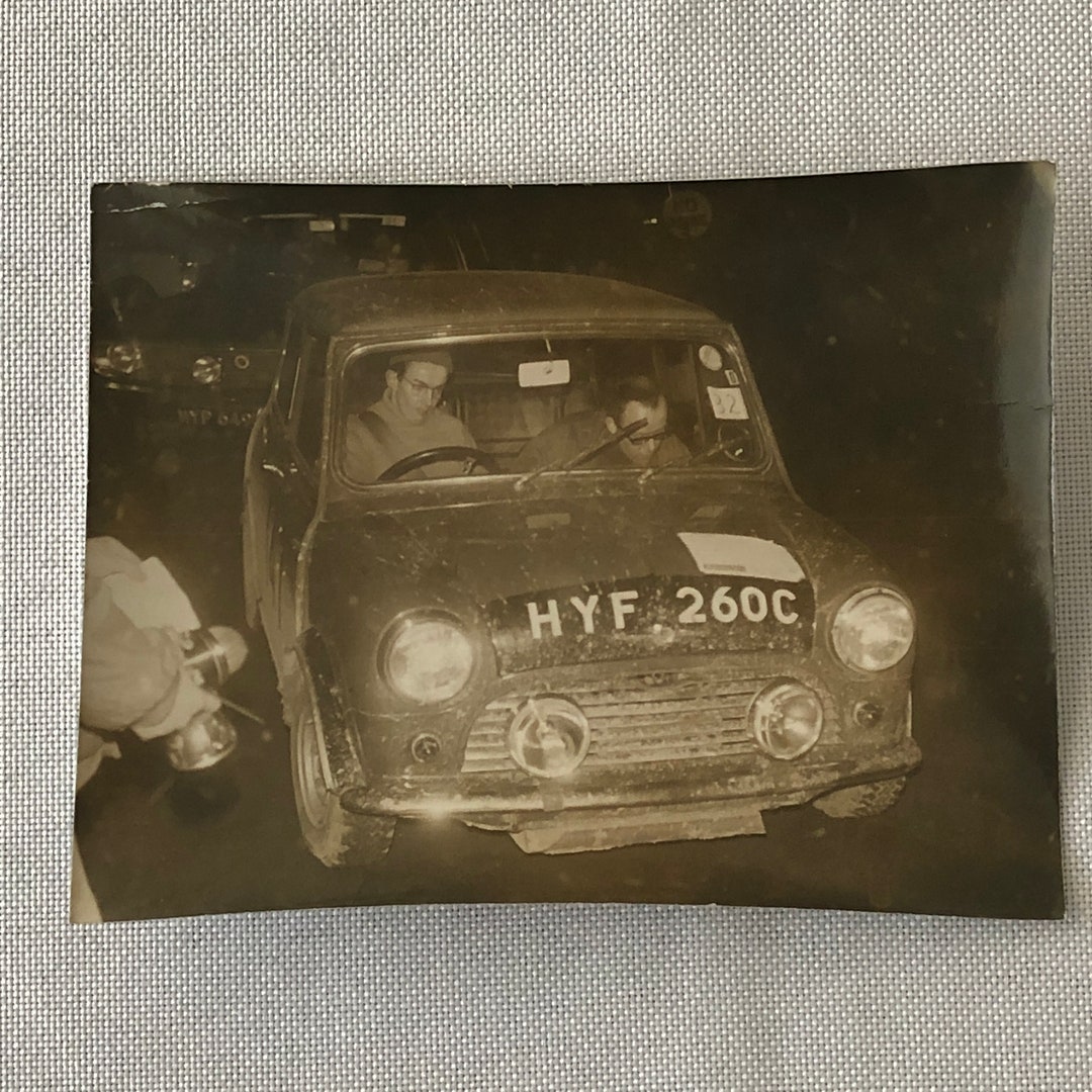 Vintage MINI Racing Car Photo Photograph Print Rally Rallye Car - Etsy