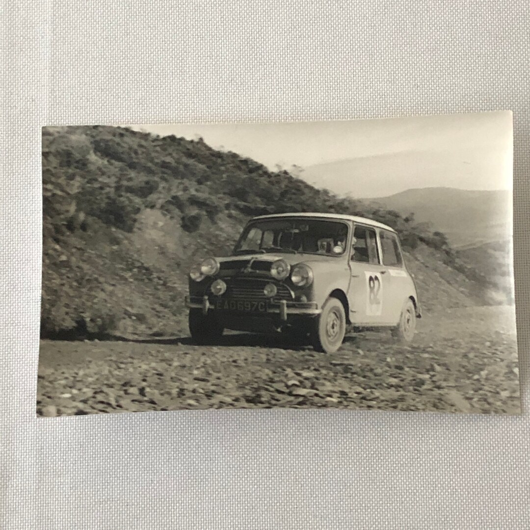 Vintage MINI Racing Car Photo Photograph Print - Rally Rallye Car ? - Etsy