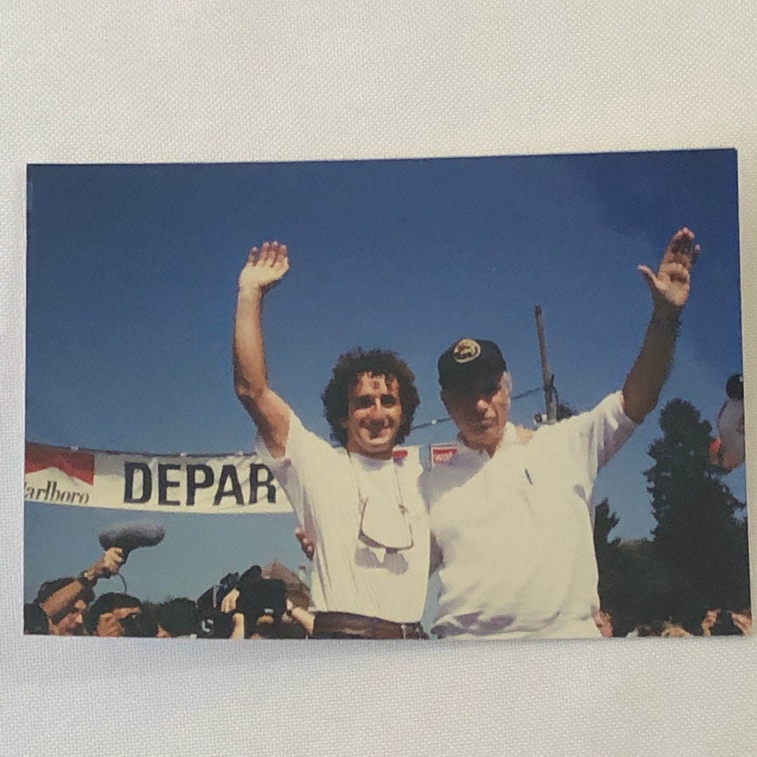 Vintage Racing Driver Photo Photograph Print Juan Manuel Fangio and ...