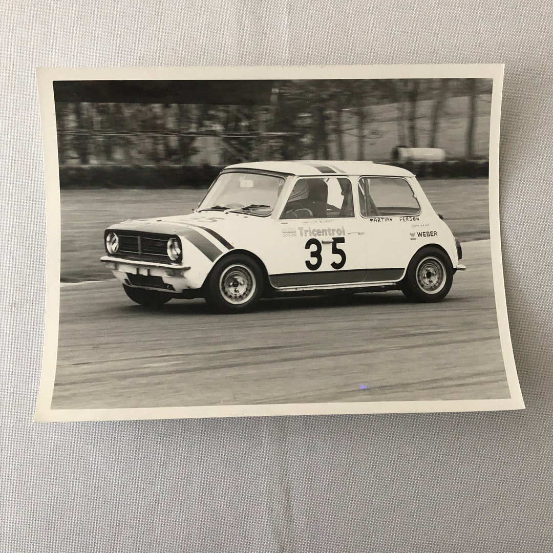 Vintage Austin Mini Racing Car Photo Photograph Print - Etsy