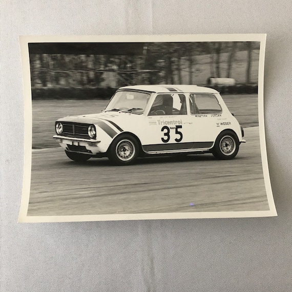 Vintage Austin Mini Racing Car Photo Photograph Print - Etsy