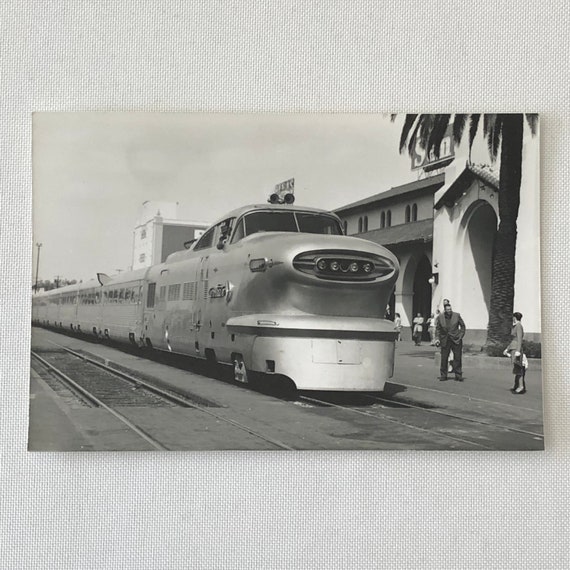 Vintage Streamline Train Photo Photograph Modern Print - Etsy