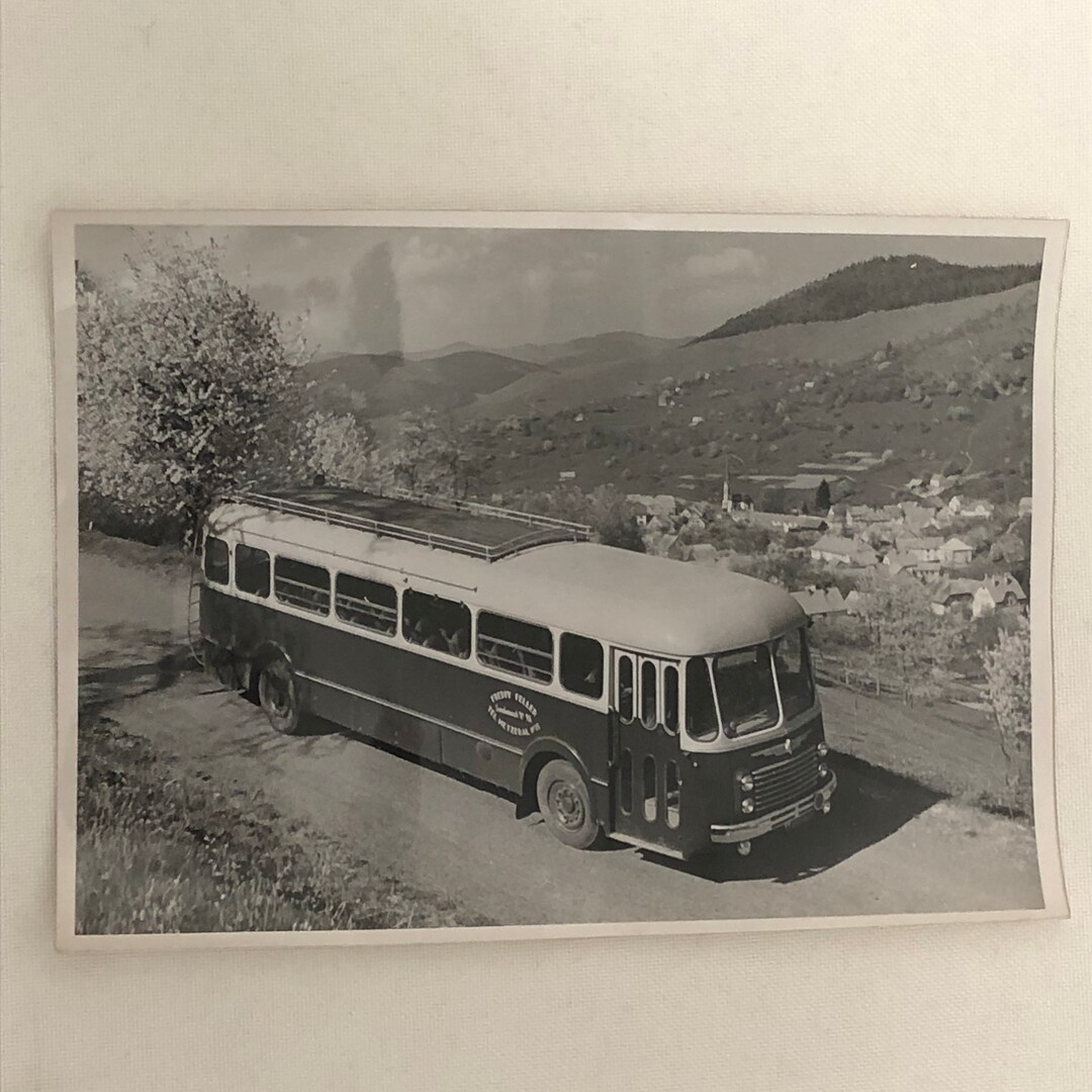 Vintage Renault Bus Press Photo Photograph Print - Etsy