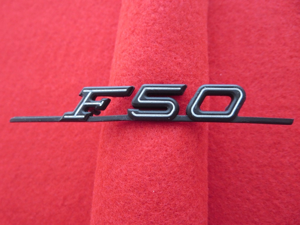 Ferrari F50 Interior Badge Emblem Logo Script Authentic Factory ...