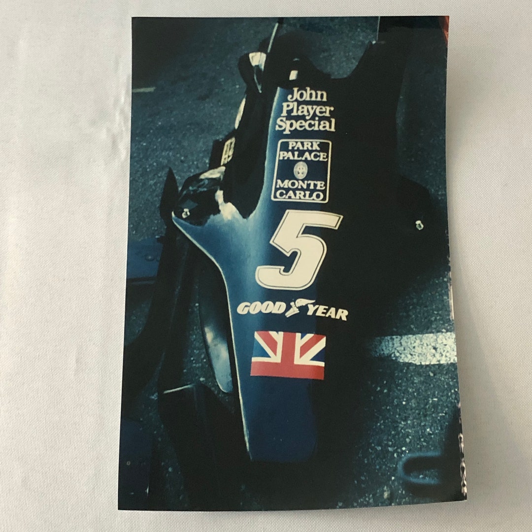 Vintage John Player Special JPS Racing Livery F1 Car Photo Mario ...
