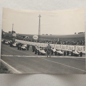 Vintage F2 Car Racing Photo Photograph Jack Brabham Jim Clark Grahm ...