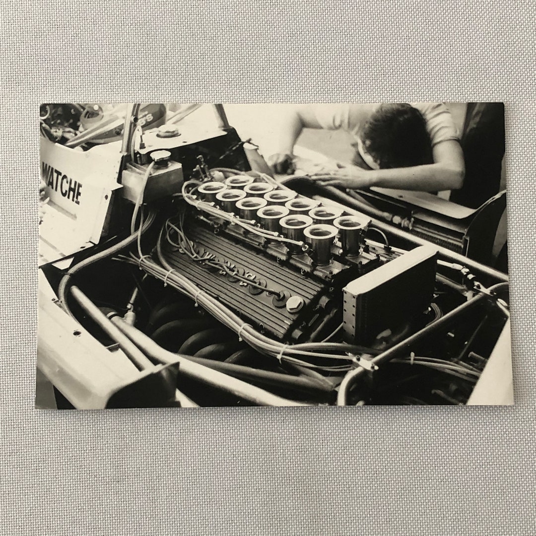 BRM V12 Racing Car Engine Photo Photograph Print 1977 - Etsy