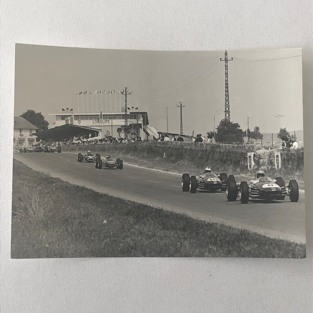 Vintage Car Racing Photo Photograph - Formula 2 Race F2 - Jack Brabham ...