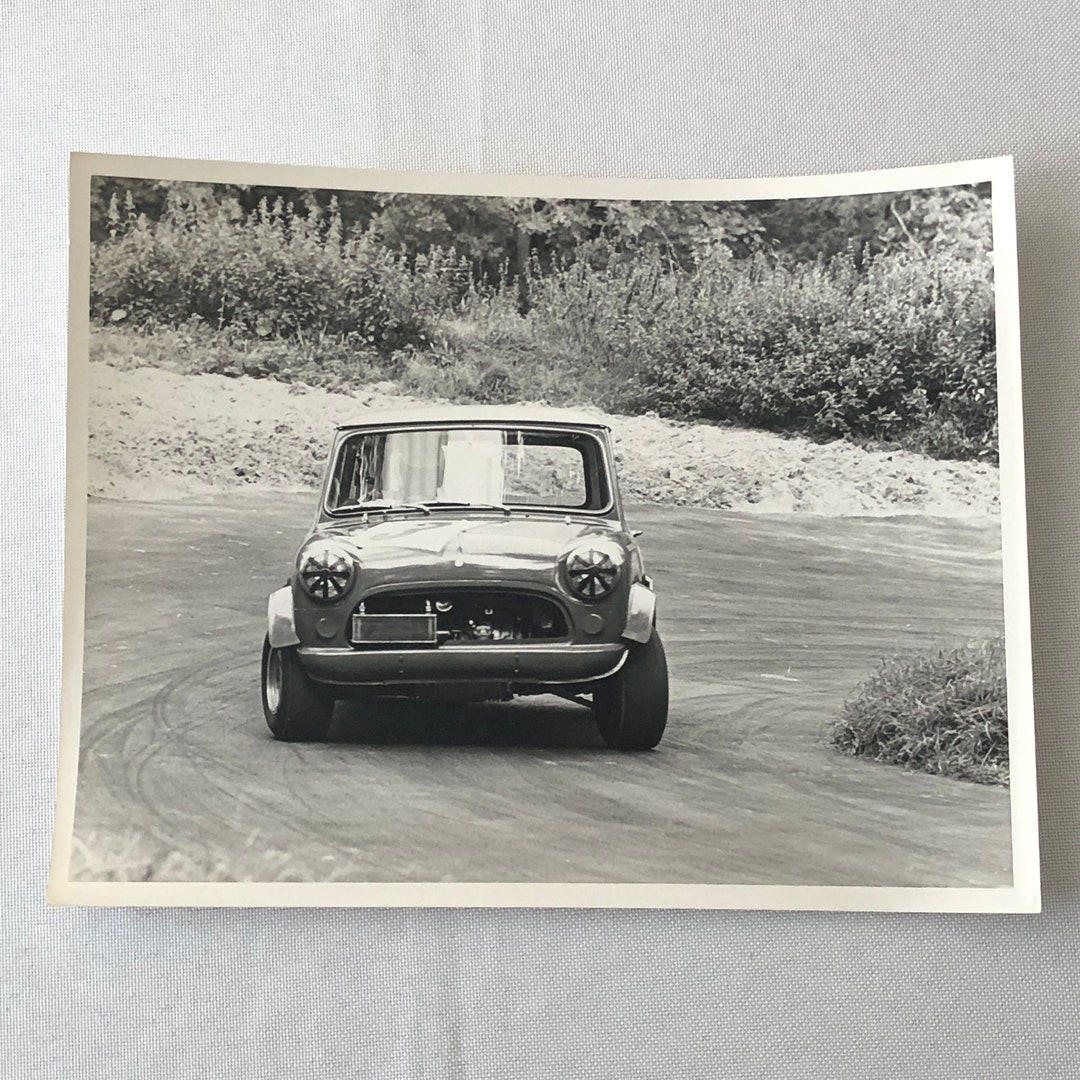 Vintage Austin Mini Racing Car Photo Photograph Print Guy - Etsy