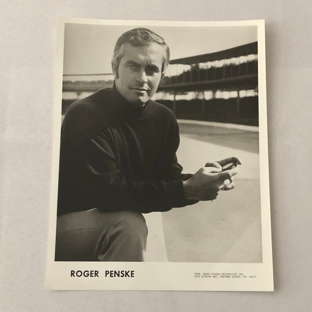 Roger Penske Indy Indianapolis Racing Portrait Photo Photograph 1973 - Etsy