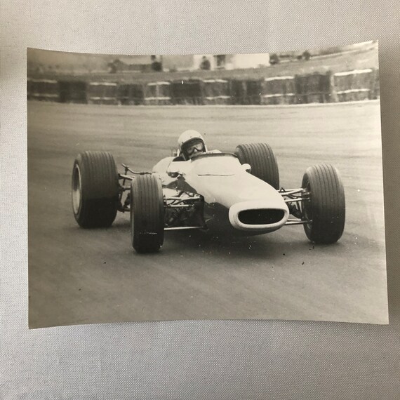 Vintage Racing Car Driver Photo Photograph Print | Etsy