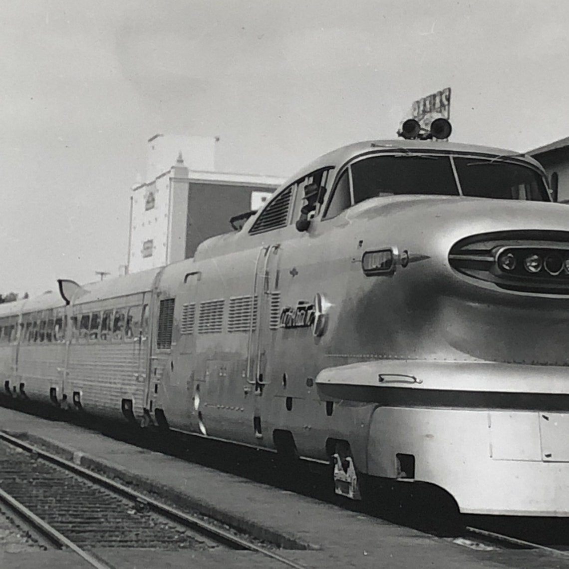 Vintage Streamline Train Photo Photograph Modern Print - Etsy