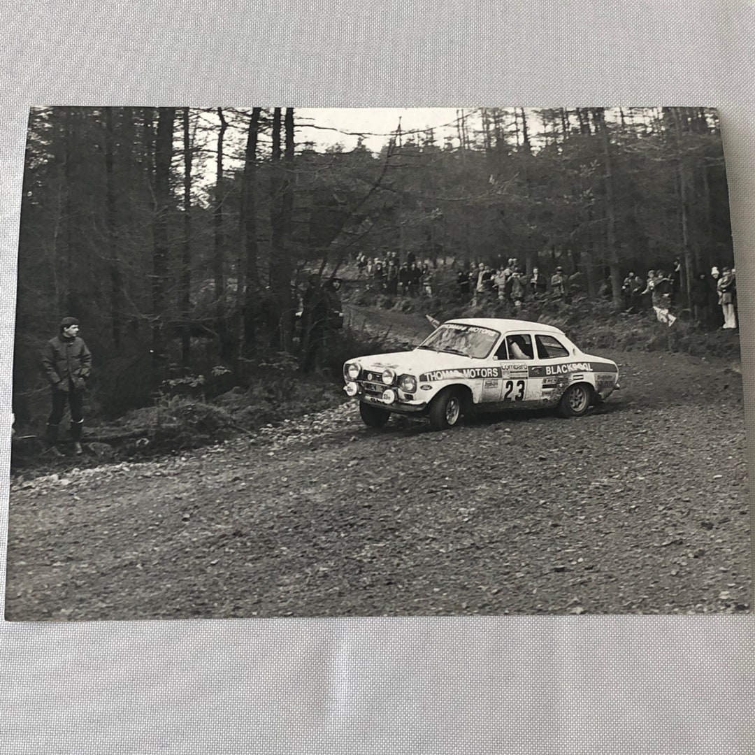 Vintage Rally Racing Photo Photograph 1974 Rallye RAC Car - Etsy