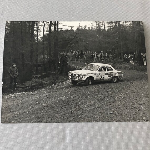 Vintage Rally Racing Photo Photograph 1974 Rallye RAC Car - Etsy