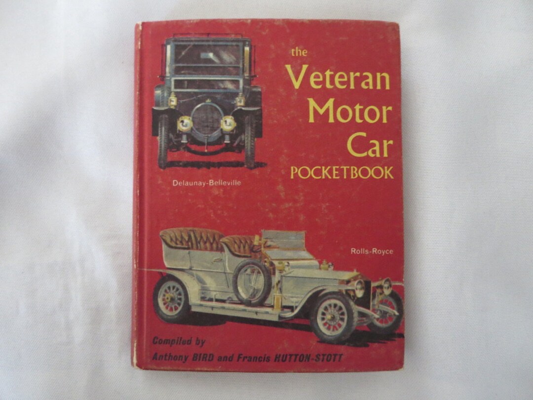 1963 Veteran Motor Car Pocket Book - Rolls Royce Ford Benz Oldsmobile ...