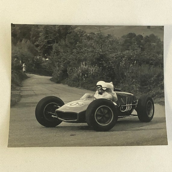 Vintage Racing Car Driver Photo Photograph Print 1950 - Etsy